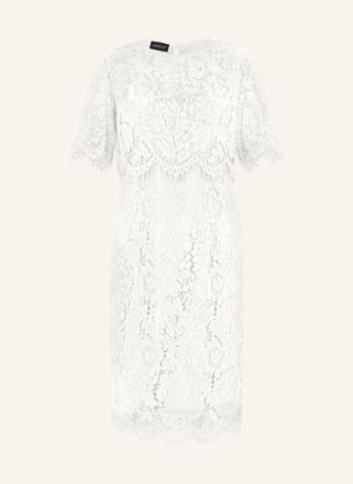 Apart Spitzenkleid Mit Spitzenjacke weiss