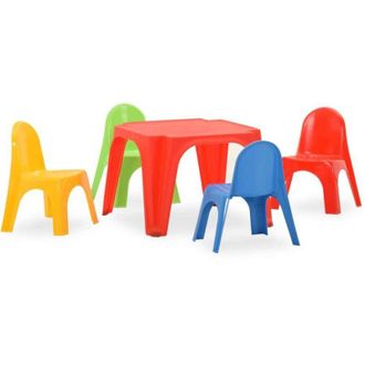 vidaXL Ensemble de table et chaises pour enfants pp Vidaxl