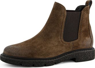 Paul Green Damen, Frauen Chelsea Boots,Stiefel,Bootee,Booties,halbstiefel,Kurzstiefel,uebergangsschuhe,uebergangsstiefel,Braun (Suede/Earth),38.5 EU / 5.5 UK