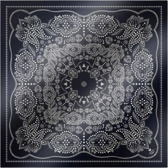 Max Mara Femme, Accessoires, Bleu, Taille: ONE Size Wkaonestonew Square Foulard