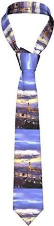 Generic Cravates Homme Ville De Florence Classique Necktie R&eacute;glable Cravate Pour F&ecirc;te Accessoires Affaires