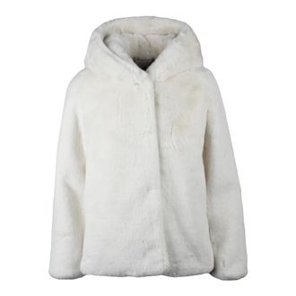 Bomboogie Ecopelliccia Jacke - - Jackets - Damen - Wei&szlig; - 2XS