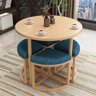 Generic Fr&uuml;hst&uuml;cksecke, runder Tisch mit St&uuml;hlen, Fr&uuml;hst&uuml;cksbar mit Tisch und St&uuml;hlen, moderner K&uuml;chentisch f&uuml;rs Abendessen