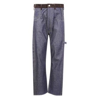 Junya Watanabe Weite Beinhosen - - Jeans - Herren - Blau - M