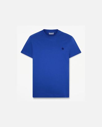 Timberland Dunstan River Kurzarm-T-Shirt mit schmaler Passform f&uuml;r Herren in Blau, Herren, Blau, Gr&ouml;&szlig;e