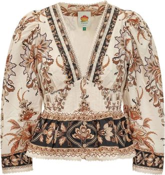 Farm Rio Farm Rio, Femme, Blouses et Chemises, Multicolore, Taille: 40 FR Chemises