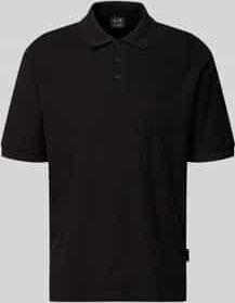 A|X Armani Exchange Regular Fit Poloshirt mit Strukturmuster