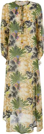 Anjuna Femme, Robes, Multicolore, Taille: 38 FR Kaftan Long Dress