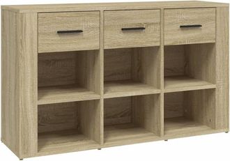 vidaXL Buffet Ch&ecirc;ne sonoma 100x30x59,5 cm Bois ding&eacute;nierie