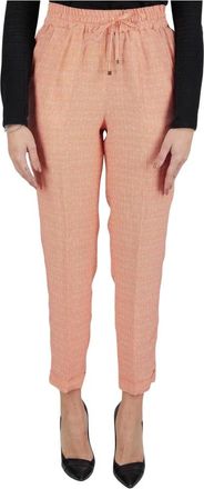 Kiton Femme, Pantalons, Rose, Taille: 38 FR Regular Geometric Pants