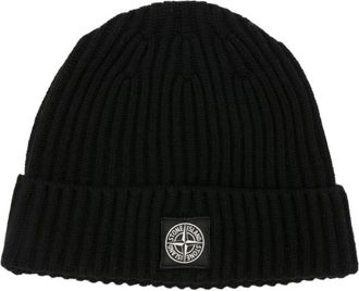 Stone Island Homme, Accessoires, Noir, Taille: ONE Size Chapeaux Enfants Noirs Élégants