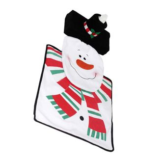 Aboofan Toilettensitz Abdeckung Set f&uuml;r Badezimmer Weihnachtsdeko Rutschfester Badeteppich Badematten-Set Wc-deckelbezug Badezimmerdekoration