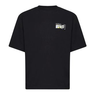 Off-white Homme, Tops, Noir, Taille: XS T-shirt Fl&egrave;che Industrielle