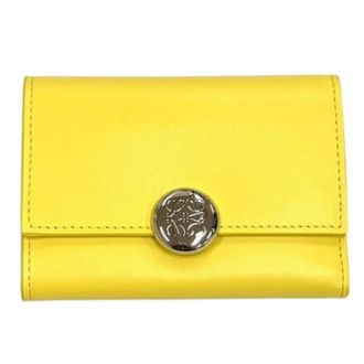 Loewe Pre-owned Tri-fold Wallet - - Pre-owned - Damen - Gelb - ONE SIZE