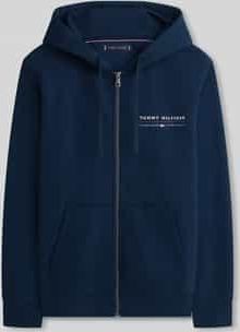 Tommy Hilfiger Sweatjacke mit Logo-Detail aus reiner Baumwolle