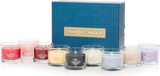 Yankee Candle Company Duftkerzen-Geschenkset | Gefüllte Votivduftkerzen | Sojawachsmischung | 9 Stück | Perfekte Geschenke für Frauen
