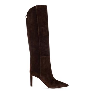 Jimmy Choo London Alizze Bottes Mi-mollet 85 - Femme - Chaussures - Brun - Taille: 37 1/2 EU