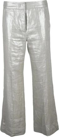 Marella Femme, Pantalons, Gris, Taille: 40 FR Wide Pantalons