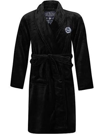 Tokyo Laundry Alps Dressing Gown In Black - Tokyo Laundry -L