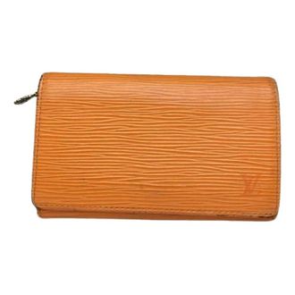 Louis Vuitton Pre-owned Leder-Geldb&ouml;rse - - Pre-owned - Damen - Orange - ONE SIZE