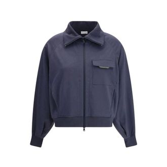 Brunello Cucinelli Damen, Jacken, Blau, XSGröße