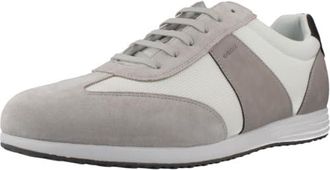 Geox Homme U ARTHIEN A Basket, White/Lt Grey, 44 EU