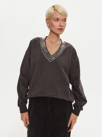 Pinko Sweatshirt Raboni 104458 A297 Grau Regular Fit