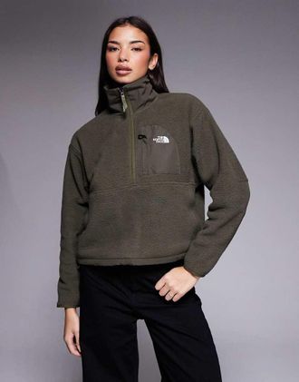 The North Face Yumiori Off-Peak - Veste en polaire &agrave; demi-fermeture &eacute;clair - Vert