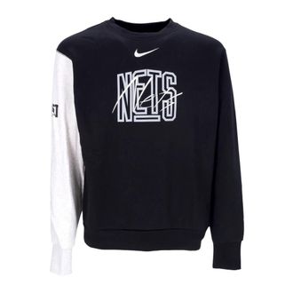 Nike Brooklyn Nets Crewneck Sweatshirt - - Sport - Herren - Schwarzk - XL