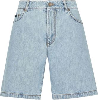 Dolce & Gabbana Klassische Jeans-Bermudas - Blau