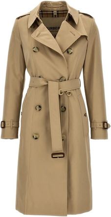 Burberry Femme, Manteaux, Beige, Taille: 32 FR Long Chelsea Heritage Trench Coat