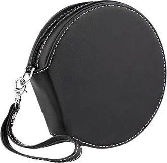 DOITOOL Premium Auto CD Organizer Tasche mit Reißverschluss Tragbare Schwarze CD Aufbewahrungstasche Praktisch für Auto Reisen und Zuhause Leicht zu Reinigen 