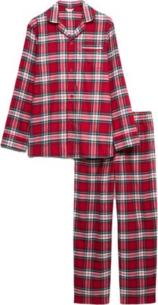 Marks and Spencer Kariertes Schlafanzugset Aus Reiner Baumwolle Im Familienlook Zu Weihnachten Herren XXL