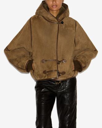 Isabel Marant Manteau Amiel - Femme - Bronze - Taille 36 - Isabel Marant