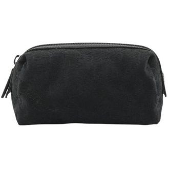 Gucci Pre-owned GG Canvas Pouch - - Pre-owned - Damen - Schwarzk - ONE SIZE