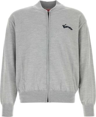 Kenzo Eiffel Tower Zip-up Cardigan