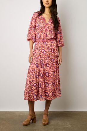 Gerard Darel Blouse fluide imprim&eacute;e - ADENA - Nude