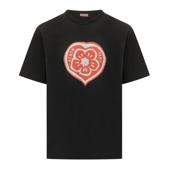Kenzo Homme, Tops, Noir, Taille: S Boke Heart T-Shirt