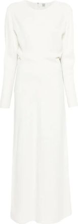Toteme long-sleeve maxi dress - Wei&szlig;
