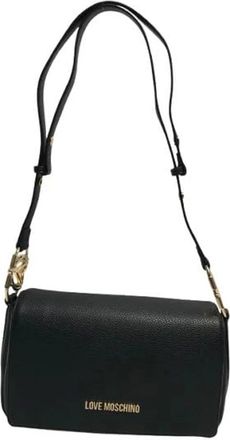 Love Moschino Femme, Sacs, Noir, Taille: ONE Size Flap Crossbody Bag