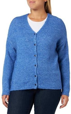 Only Onlsipa Ls Cardigan réversible CS KNT, Super Sonic/Détails : mélangé, XS Femme