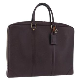 Louis Vuitton Pre-owned Taiga Leder Business Bag - - Pre-owned - Damen - Braun - ONE SIZE