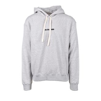 Jil Sander Homme, Sweatshirts et sweats &agrave; capuche, Gris, Taille: XL Pull en Tricot de Coton