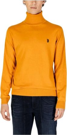 U.S.Polo Association U.s. Polo Assn., Homme, Pulls, Orange, Taille: XL Cotton Turtleneck