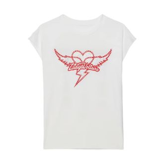 Zadig&Voltaire Femme, Tops, Blanc, Taille: 38 FR Camiseta SM