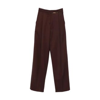 Elisabetta Franchi Damen, Hosen, Braun, XSGr&ouml;&szlig;e