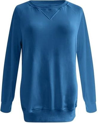 Generic Sweat &agrave; capuche ample pour femme - Hiver Automne - C&ocirc;tel&eacute; - Confortable - Manches longues - Haut doux Y2K - Sweatshirts personnalis&eacute;s l&eacute;gers 2025 Work