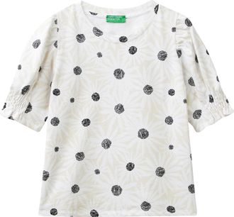 Benetton Damen 3nexd106g T-Shirt, Mehrfarbig 60R, XXS