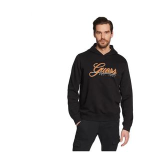 Guess Stylischer Herren Hoodie Sweatshirt - - Sweatshirts & Hoodies - Herren - Schwarzk - S