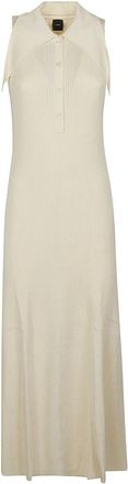 Pinko Pinko, Femme, Robes, Beige, Taille: 42 FR Escursione Long Dress